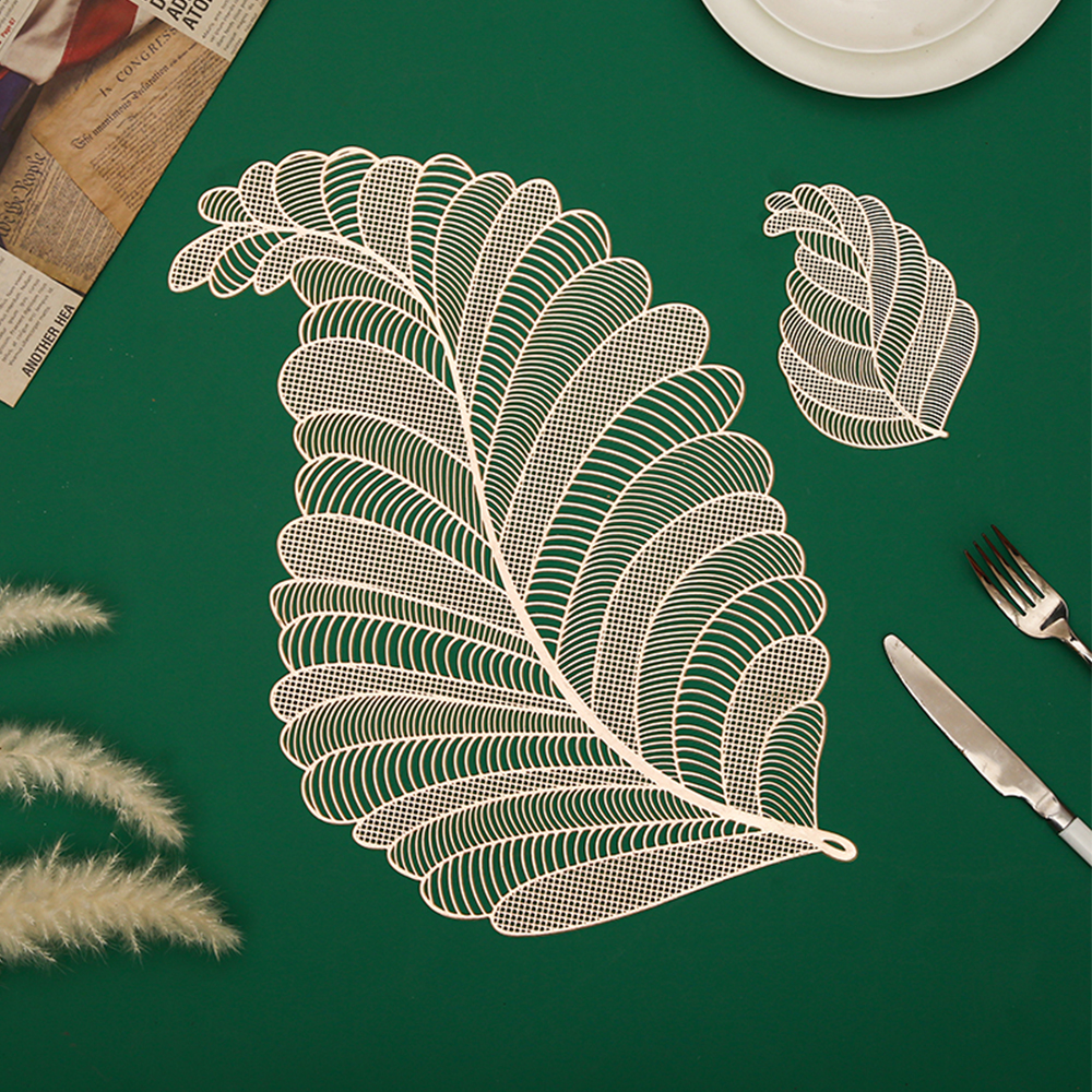 PVC Placemats Heat Resistant Non-Slip Place mats for Dining Table