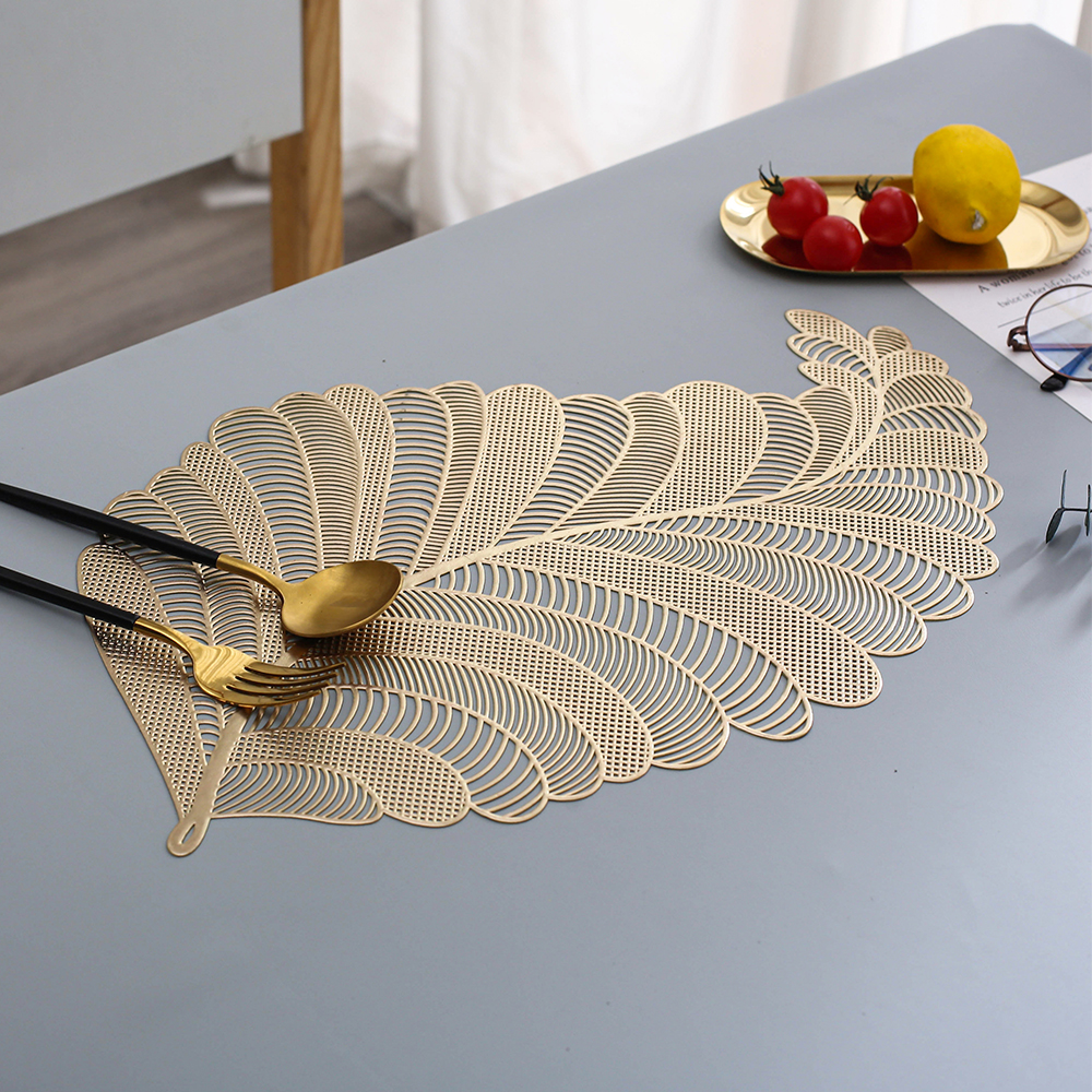 PVC Placemats Heat Resistant Non-Slip Place mats for Dining Table